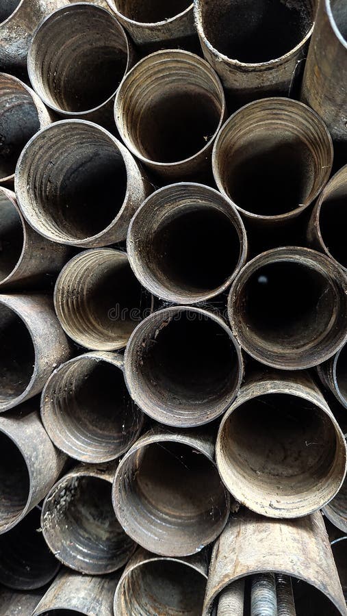 Iron Pipe is a Long Tube or a Sleeve Made of Iron with Various Cross ...