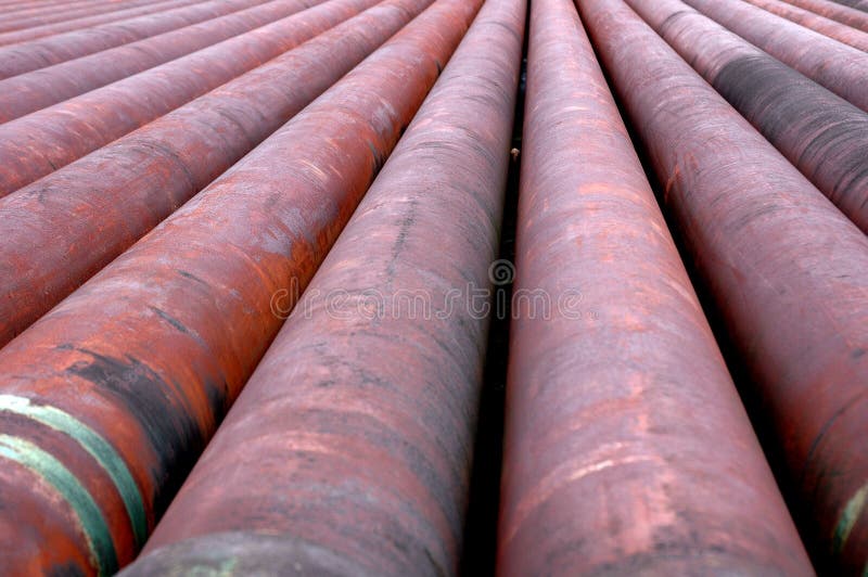 Iron pipes stock photo. Image of industry, factory, pattern - 18192788