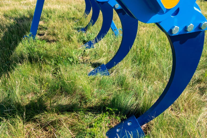 Iron plow tractor trailer stock image. Image of farm - 202999433