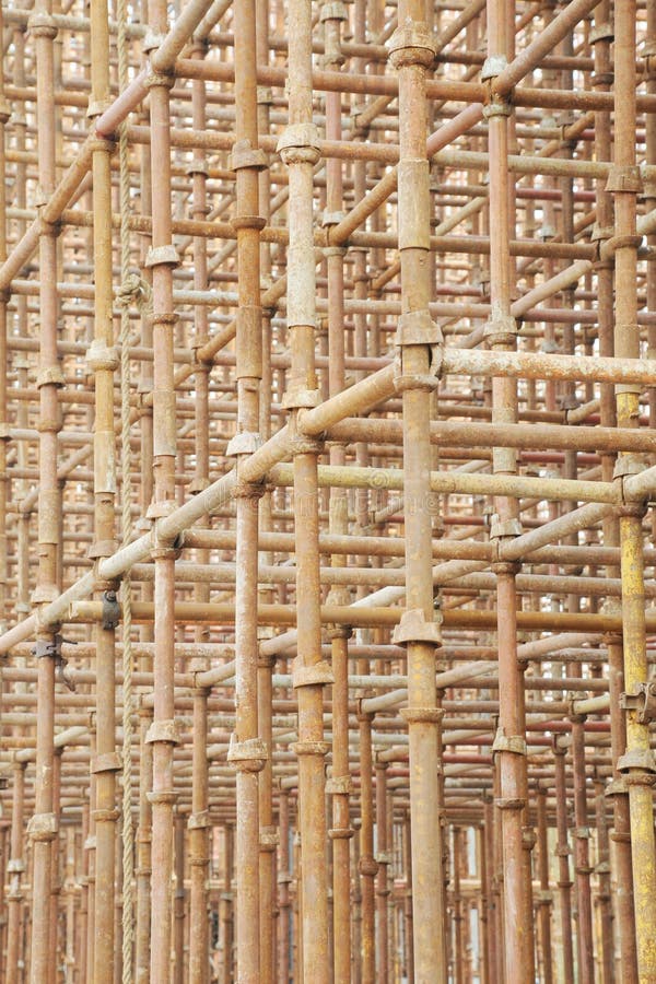 The iron pole staging stock photo. Image of frame, structure - 8108754