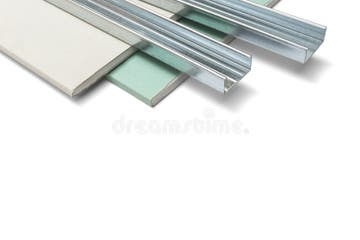 Basic Elements Building Plaster Wall Iron Profile Plasterboard White ...