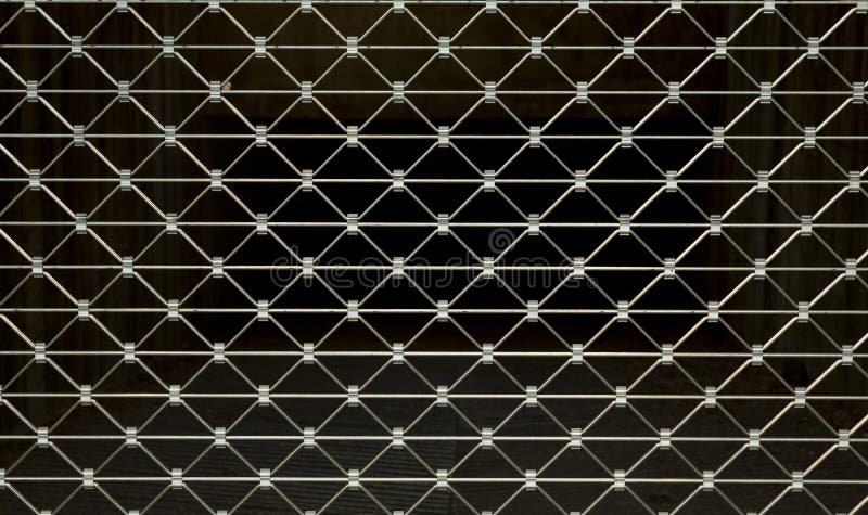 Iron square net stock image. Image of metal, decoration - 230778807