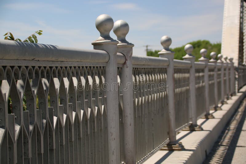 Iron Railing stock photo. Image of ball, finials, property - 229119596