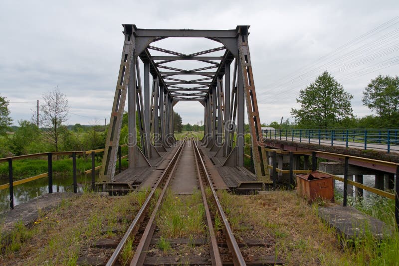 The iron railway bridge stock photo. Image of railways - 41415608