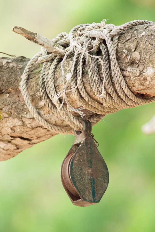 Iron Reel Rope Tied Tree Stick Stock Photos - Free & Royalty-Free Stock ...