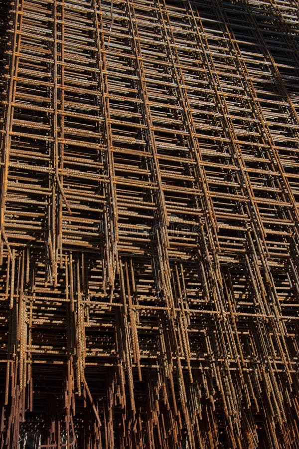 Iron Reinforcement Bars for Construction Stock Image - Image of iron ...