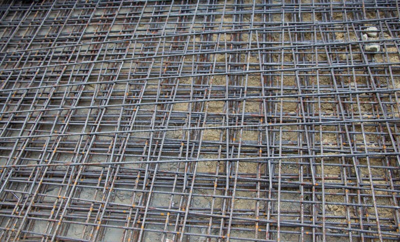 Iron Reinforcement Bars for Construction Stock Photo - Image of ...