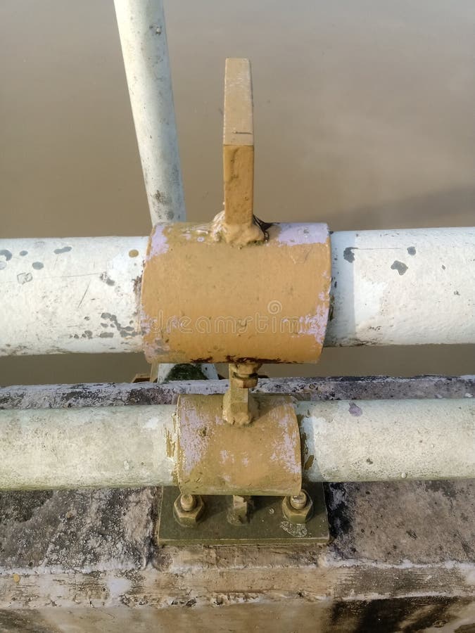 The iron ring of a bridge. stock image. Image of wing - 291458751