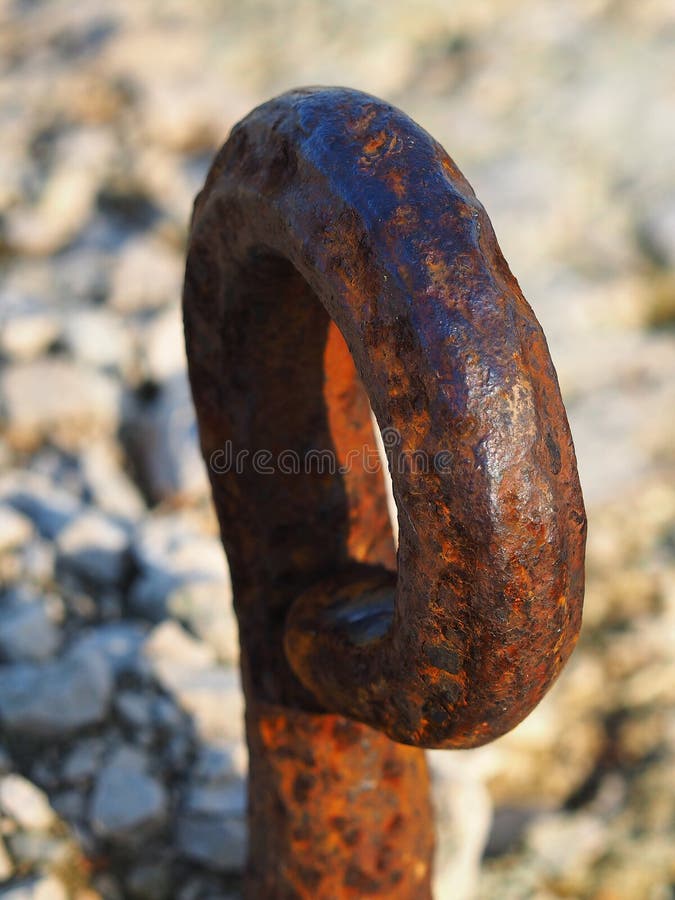 Iron ring stock image. Image of rusted, attach, steel - 48113315