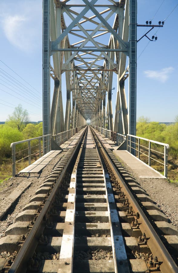 Iron road bridge stock image. Image of iron, driving - 74246063