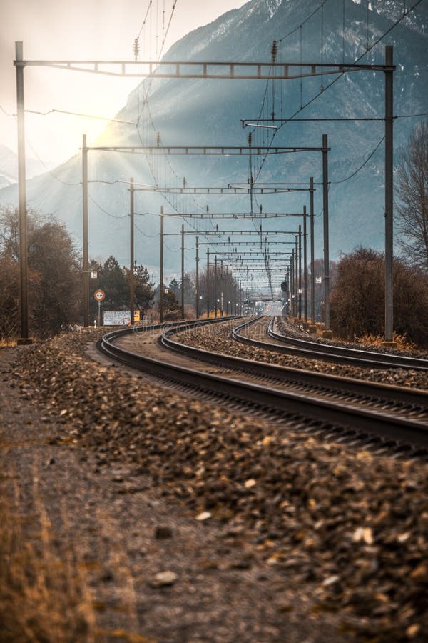 Iron Road way stock photo. Image of dream, direction - 135174314