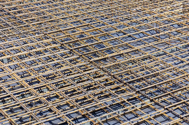 Iron Rod at a Construction Site Stock Image - Image of reinforcement ...