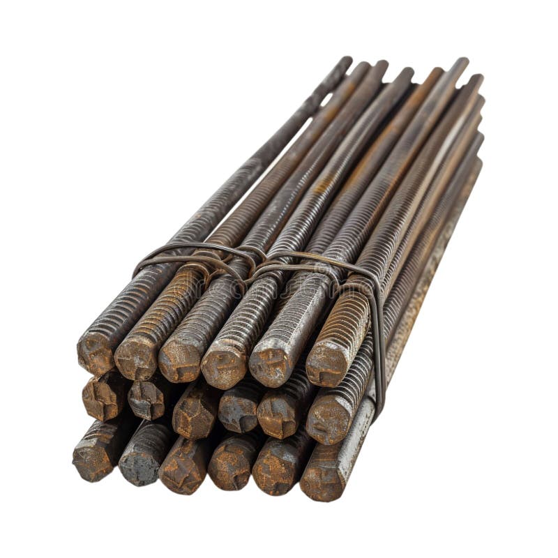 Iron Rod on Transparent Background Generado Stock de ilustración ...