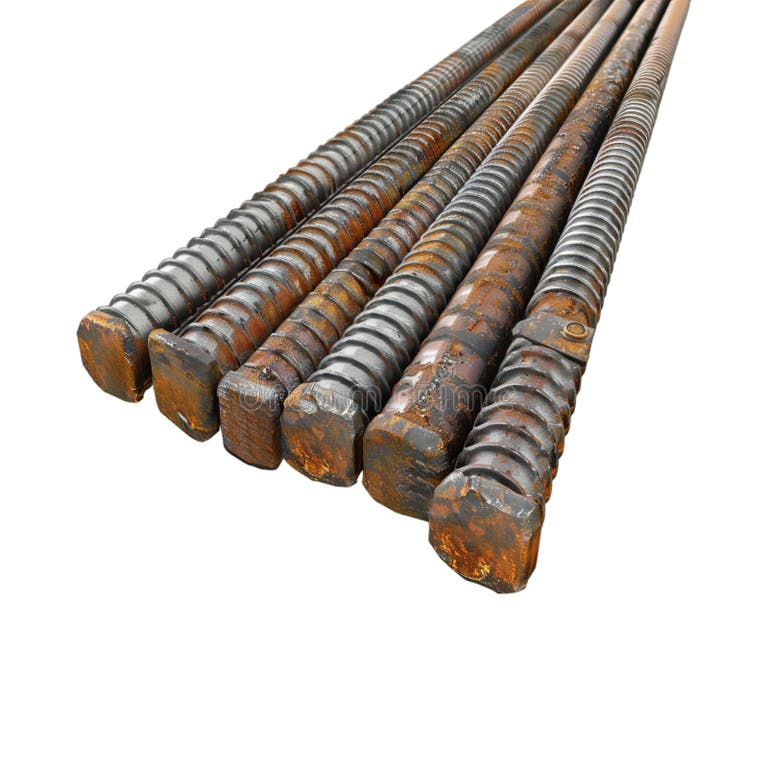 Iron Rod on Transparent Background Generado Stock de ilustración ...