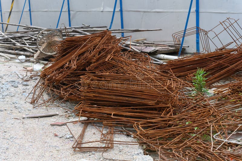 Some Iron Rods on the Ground Stock Image - Image of rods, bound: 182902639