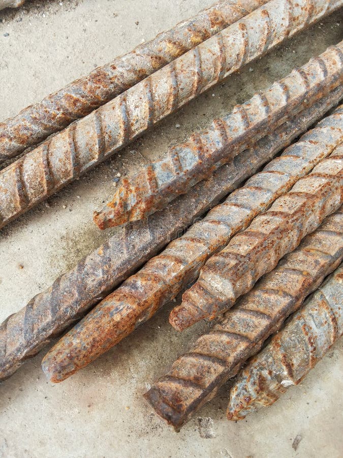 Rusty rods texture stock image. Image of iron, industry - 112871129