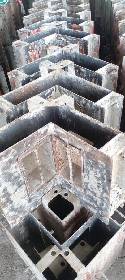 Iron Round Construction Casting Spicy Stock Image - Image of ...