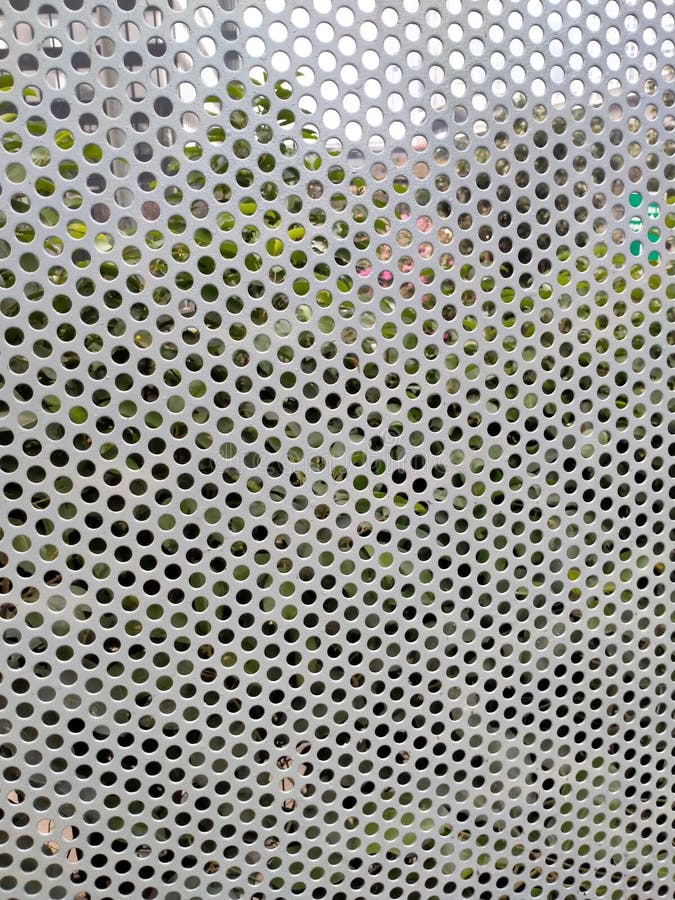 The Iron is Round and White, Like a Net Stock Image - Image of number ...