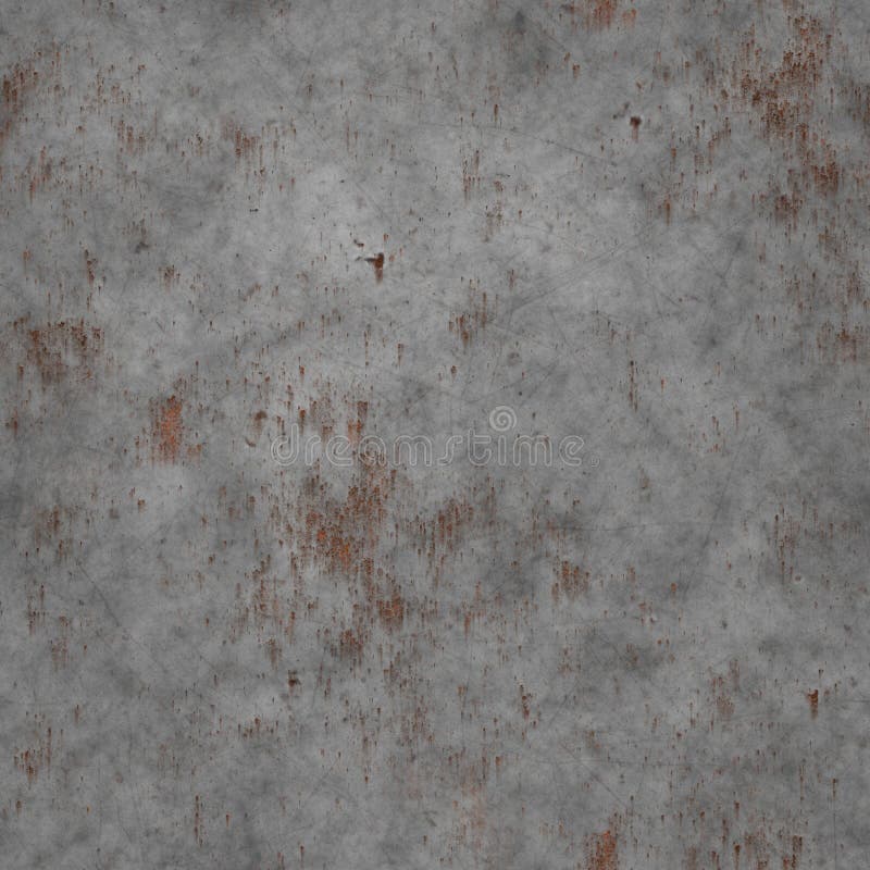 Iron Rust Texture, Seamless Background Stock Illustration ...