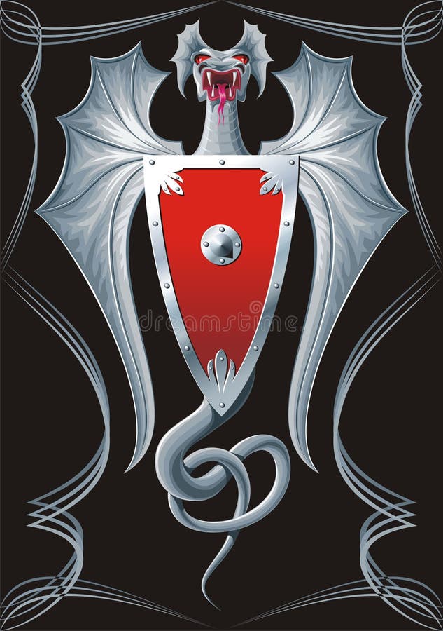 Iron wings stock vector. Illustration of handmade, middle - 19271968