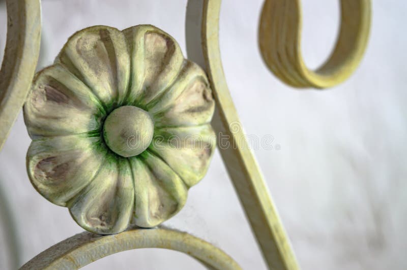 Iron-shod Decor Architecture Antique Style Close Up Stock Image - Image ...