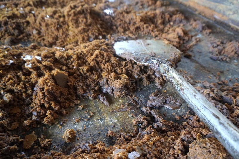 An Iron Shovel is a Pusher for Stirring in the Traditional and Natural ...