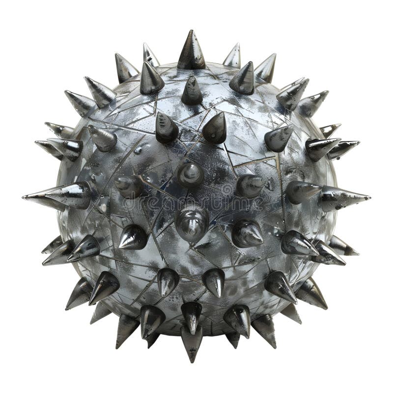 Iron Spike Ball on Transparent Background - Ai Generated Stock ...