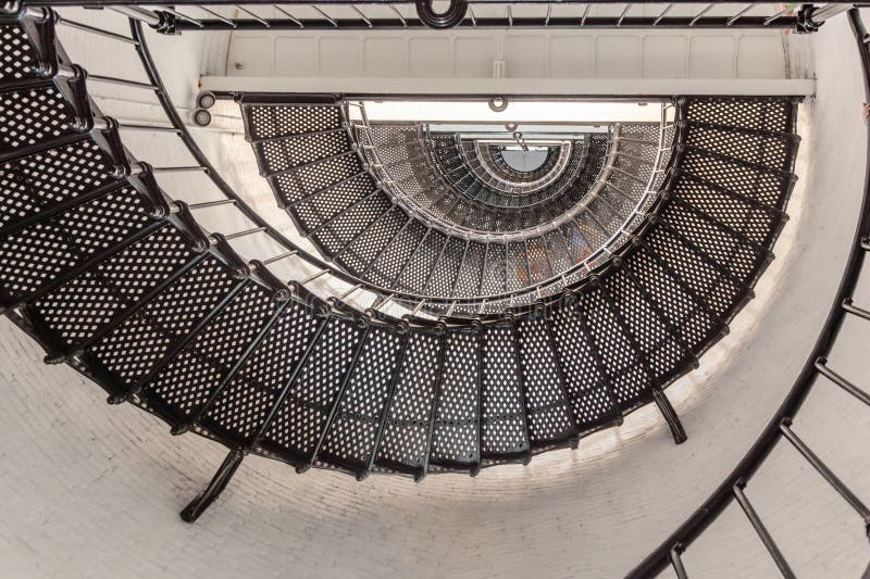 Iron Staircase in Beautiful Lighthouse from Sankt Augustine Stock Photo ...