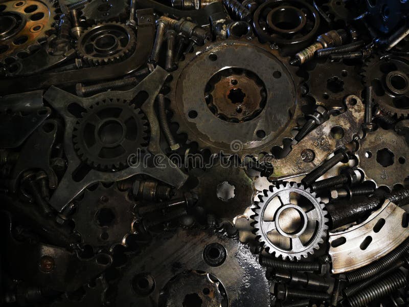 Iron Steampunk Cogwheel Texture Stock Image - Image of cogwheel ...