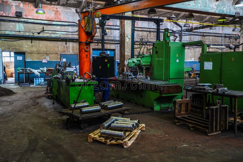 Iron and Steel Factory and Production Stock Photo - Image of ...