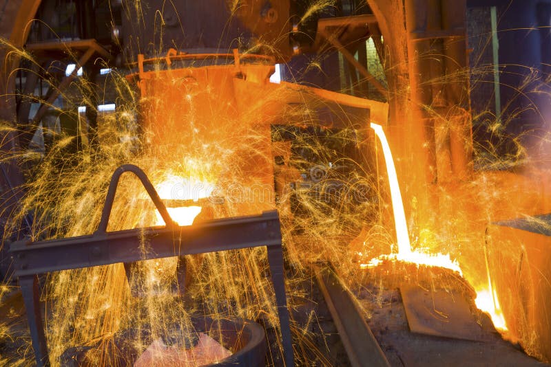 Iron and steel industry stock photo. Image of shiny, plant - 35770564