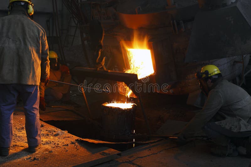 Iron and steel industry editorial stock image. Image of metallurgical ...