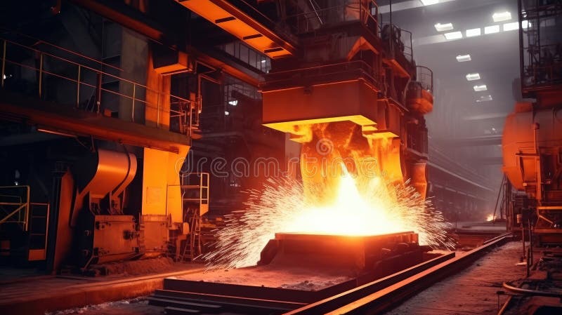 Iron Making Process Stock Illustrations – 220 Iron Making Process Stock ...