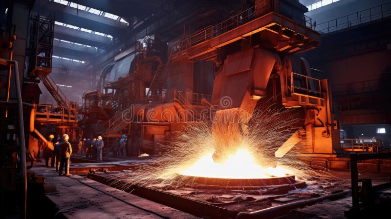 Iron Making Process Stock Illustrations – 220 Iron Making Process Stock ...