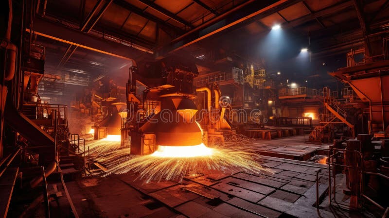 Iron Making Process Stock Illustrations – 220 Iron Making Process Stock ...