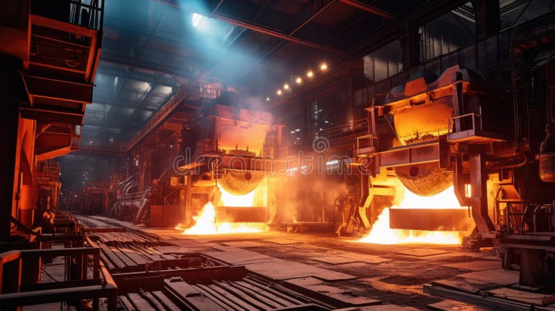 Iron Making Process Stock Illustrations – 220 Iron Making Process Stock ...