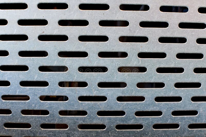 Iron Steel Plate Grill Background Texture Images. Stock Photo - Image ...