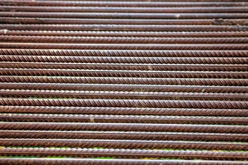 Iron rod seamless row stock illustration. Illustration of steel - 368216865