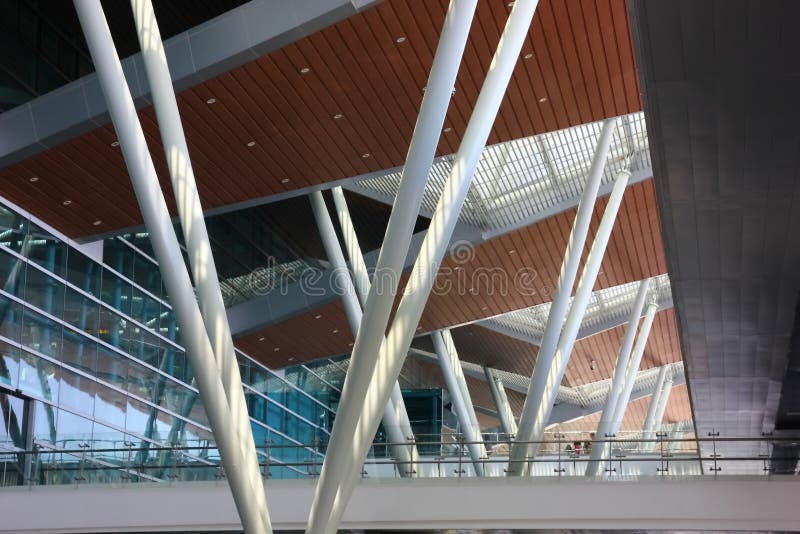 The Iron Structure with Big Window Interior Design New Building ...