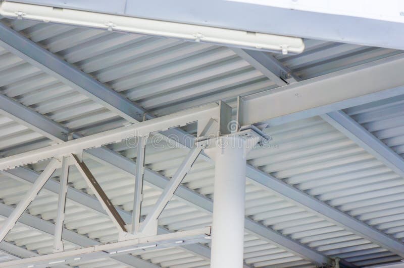 The Iron Structure . the Construction Industry Stock Photo - Image of ...