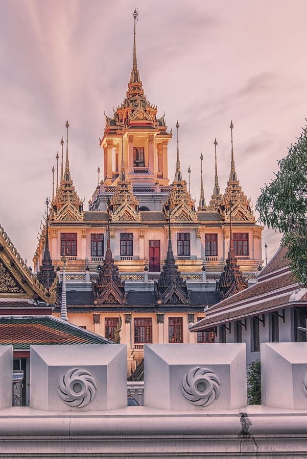 Wat Ratchanatdaram Temple in Bangkok Stock Photo - Image of asia ...
