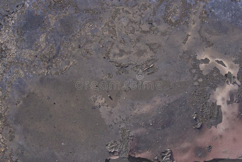 Iron Texture of the Burnt Part of the Car . Stock Image - Image of ...