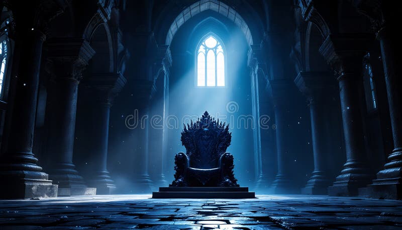 The Iron Throne: a Digital Realm of Power and Mystery Stock ...