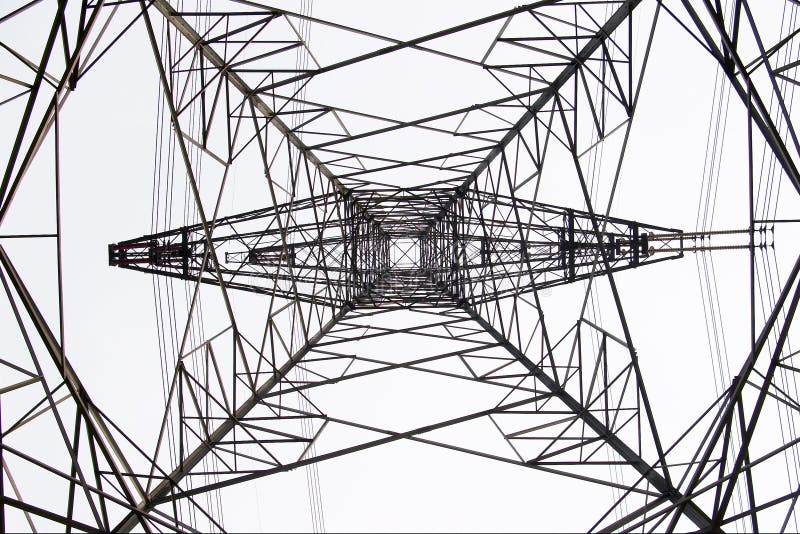 Iron tower stock image. Image of shape, metal, high, dangerous - 5836983