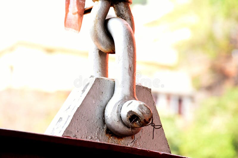 U Clamp Pipe Support Accessories Item. Stock Photo - Image of finger ...