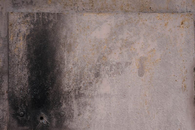 Iron Wall Texture with Corroded Paint Stock Photo - Image of backdrop ...