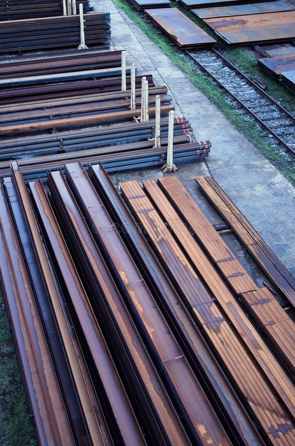 Iron warehouse stock image. Image of steel, industry - 24343463