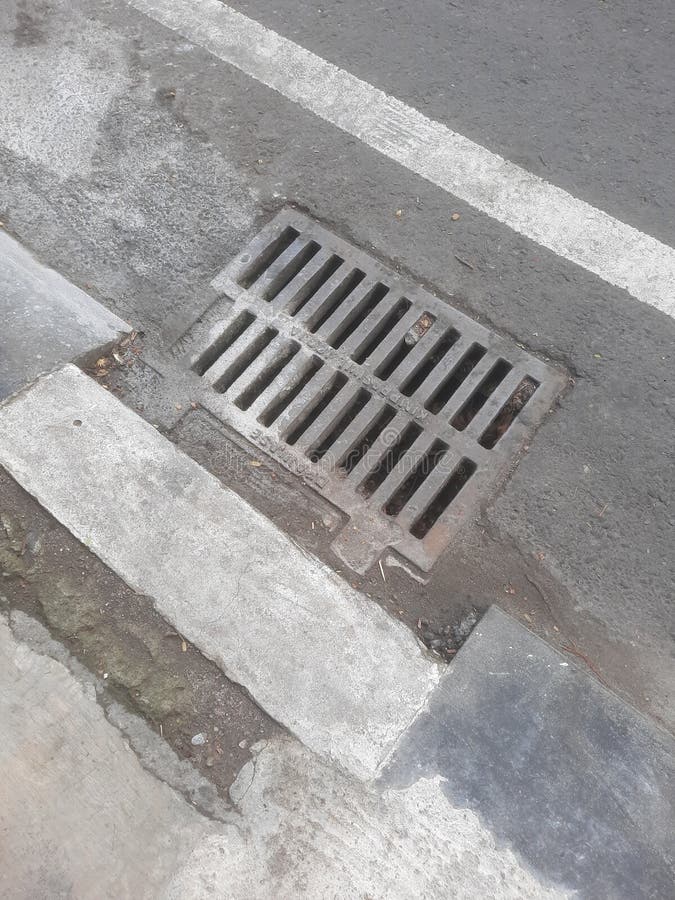 Iron Waste Filter for Water Channels Stock Image - Image of water ...