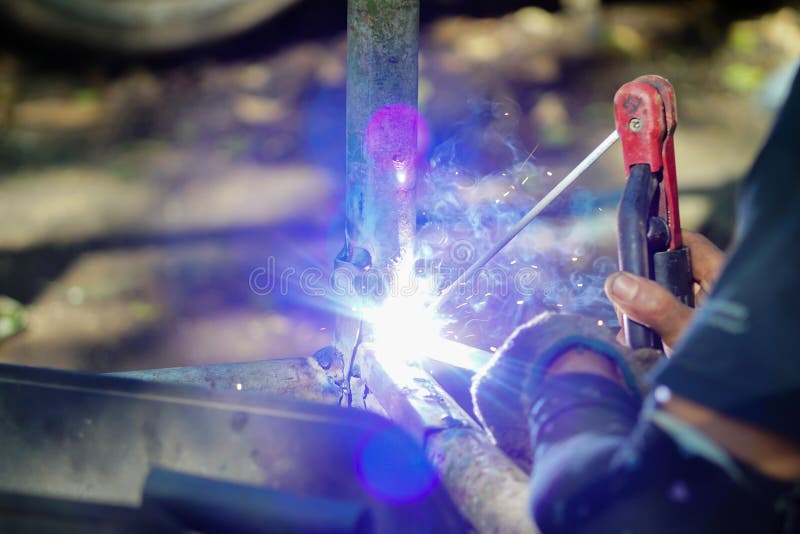 Iron welder stock photo. Image of industry, person, spark - 44753068