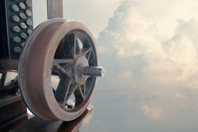 Iron wheel stock image. Image of round, rusted, rust - 190011397